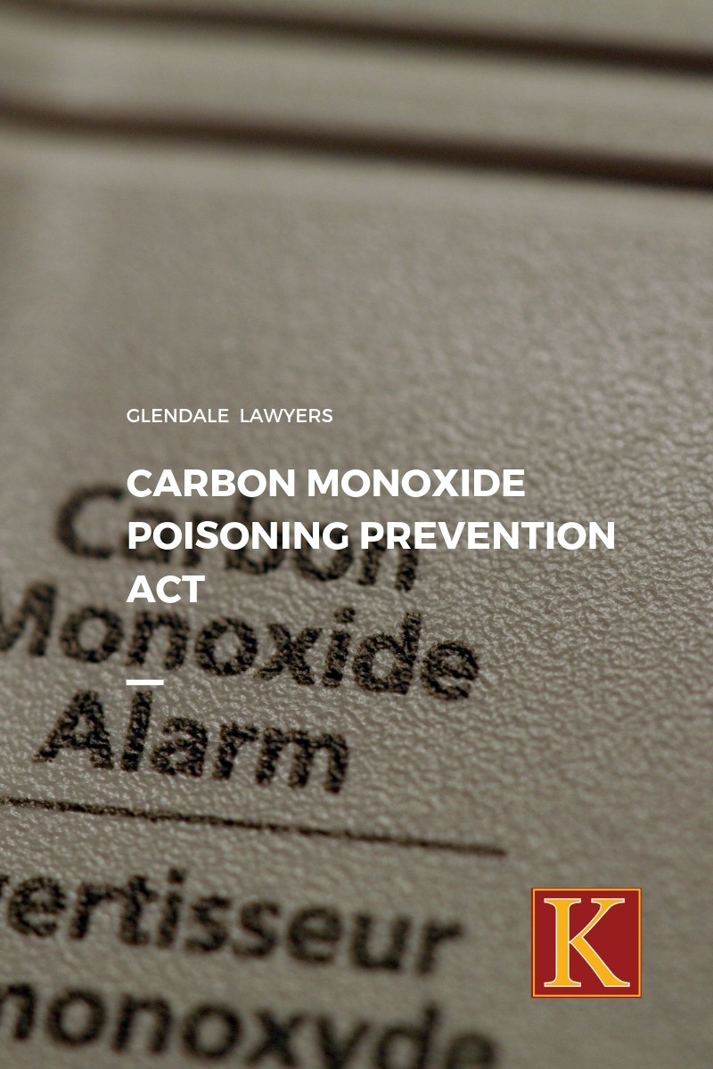 Carbon Monoxide Poisoning Prevention Act Kaass Law