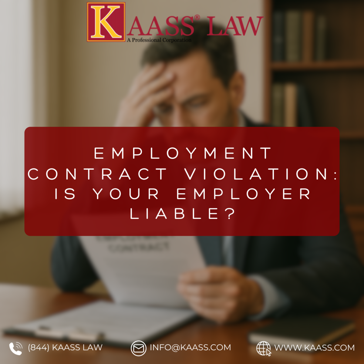 Employment Contract Violation: Is Your Employer Liable? - KAASS LAW