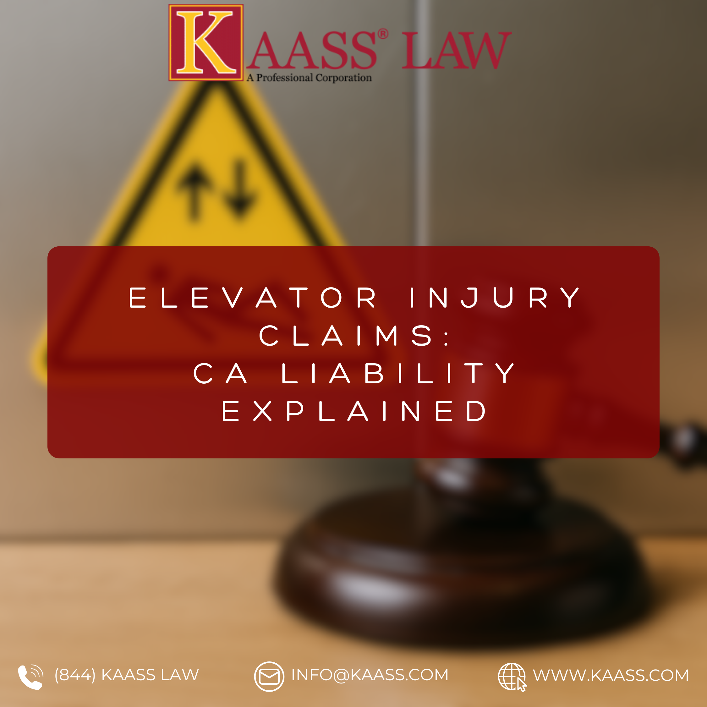 Elevator Injury Claims: CA Liability Explained - KAASS LAW